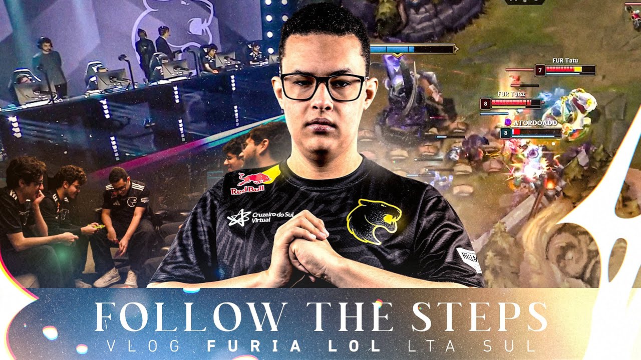 FOLLOW THE STEPS: Vlog 01 da FURIA LoL na LTA Sul - YouTube