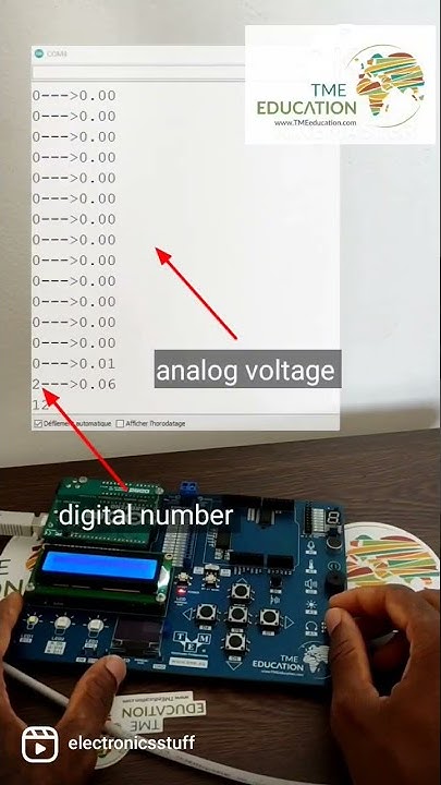Tensão analógica Arduino com a função analogRead | Leitura analógica # ...