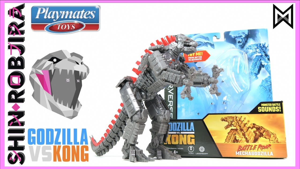 Playmates Monsterverse: Battle Roar Mechagodzilla | Figure Review - YouTube