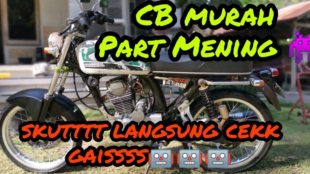 Cb basic GL mesin tiger harga murah part mening - YouTube