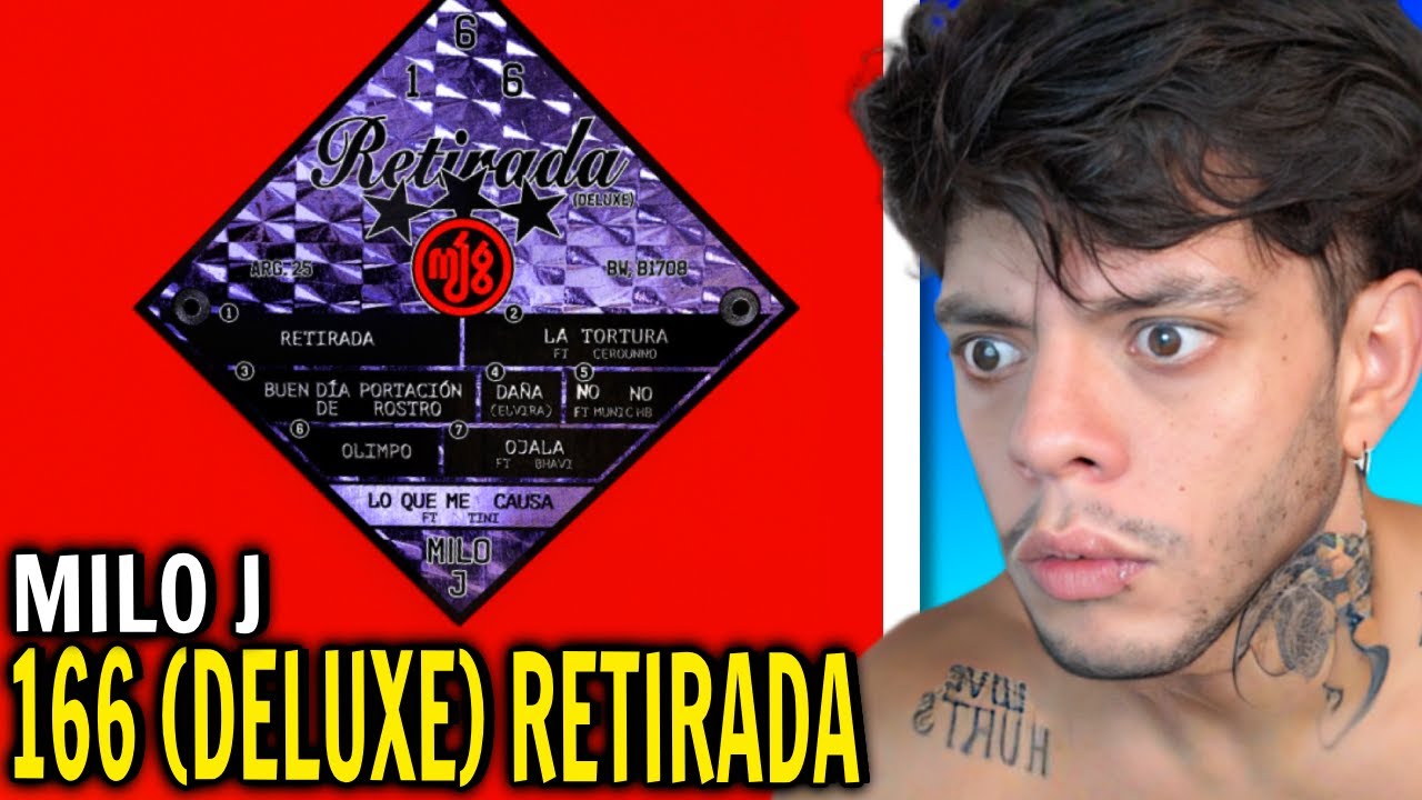 REACCIÓN al nuevo ALBUM de MILO J 166 (DELUXE) retirada - YouTube
