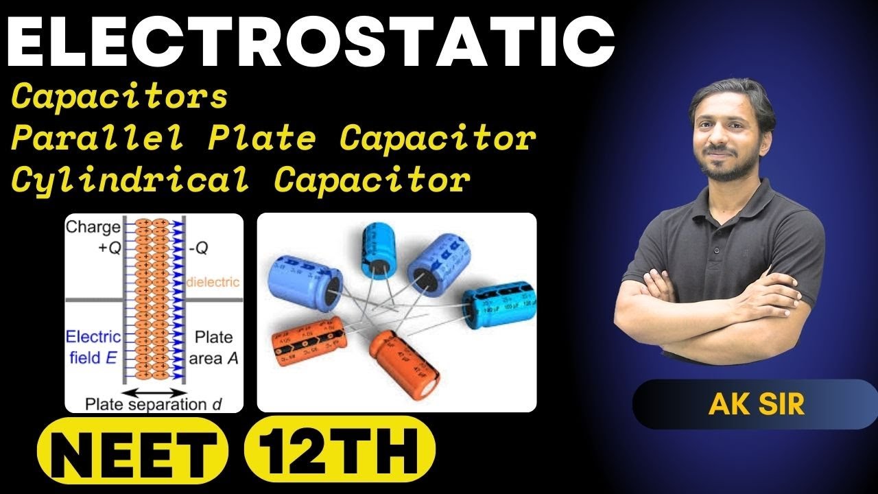 Electrostatic | Parallel Plate Capacitor | Capacitor Class 12 ...
