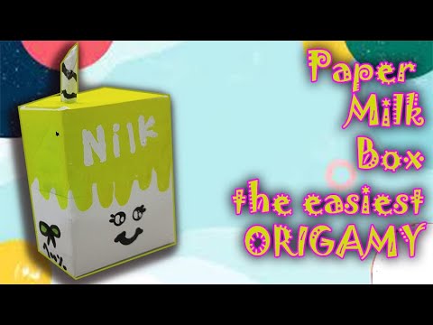 Origami Squishy Paper Milk Box | How to make Squishy Milk Carton ...