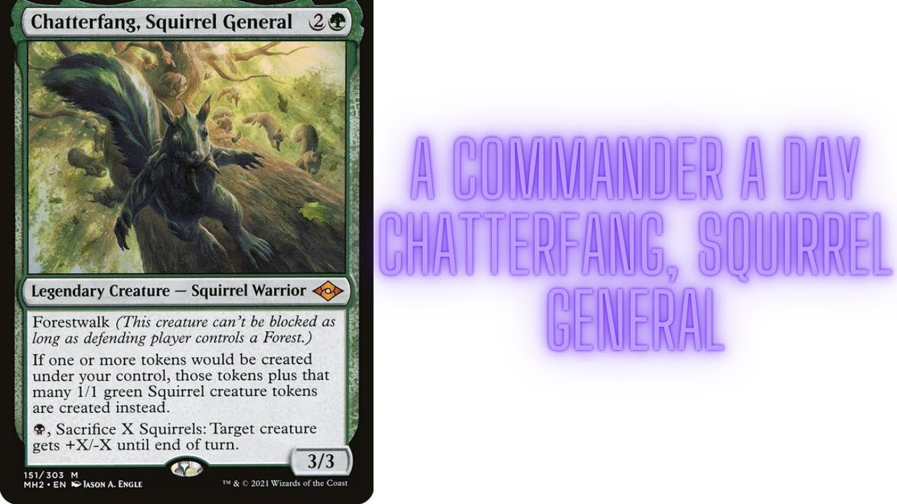 Chatterfang, Squirrel General Commander a Day - YouTube