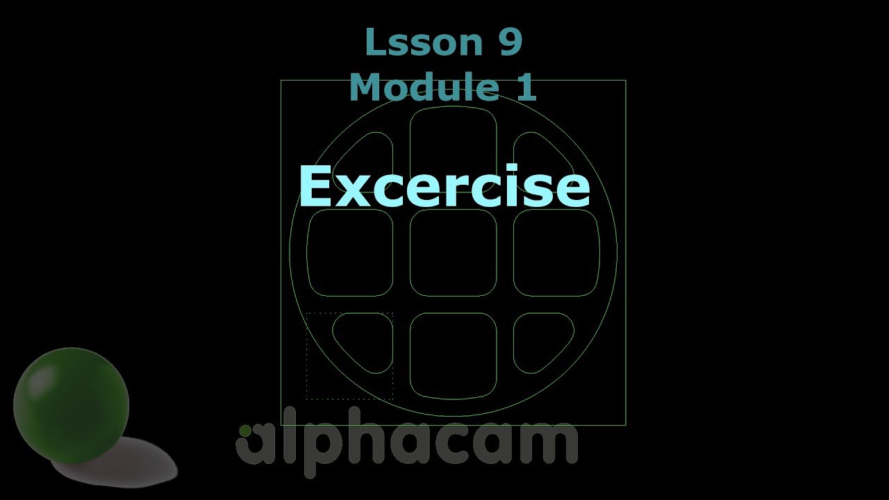Sample Drawing Alphacam Training 09 Youtube