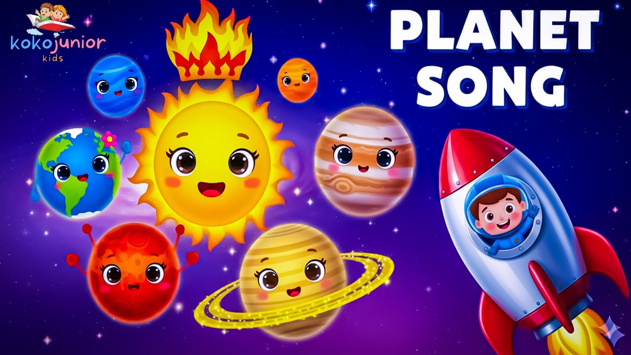 Planet Finger Family 🪐 | Solar System Song for Kids | Daddy Sun & Mommy ...