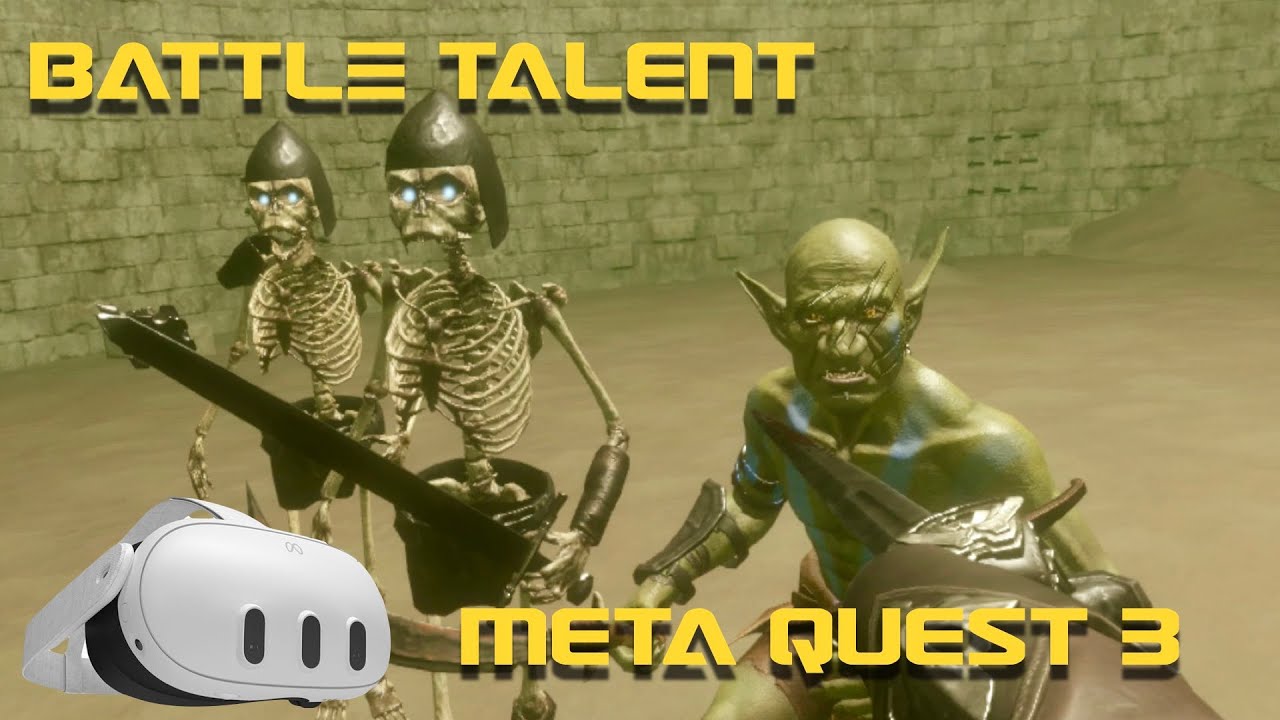 Battle Talent. Hacking and slashing. Meta Quest 3. - YouTube