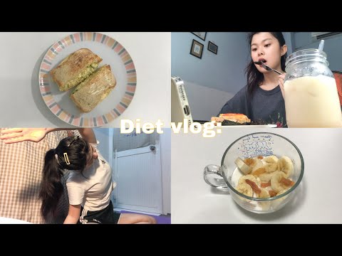 Diet vlog: Update 56kg~53kg - Vậy là giảm gần được 3kg | 1 tuần ăn nhiều .-.