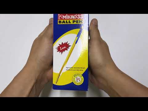 Mikro 33 Mavi Otomatik Tükenmez Kalem 60 Adetli