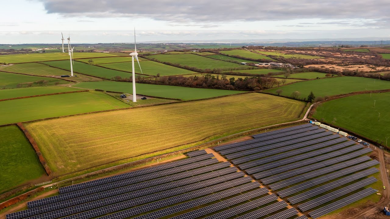 Winter solstice – we've just launched two hybrid wind and sun parks ...