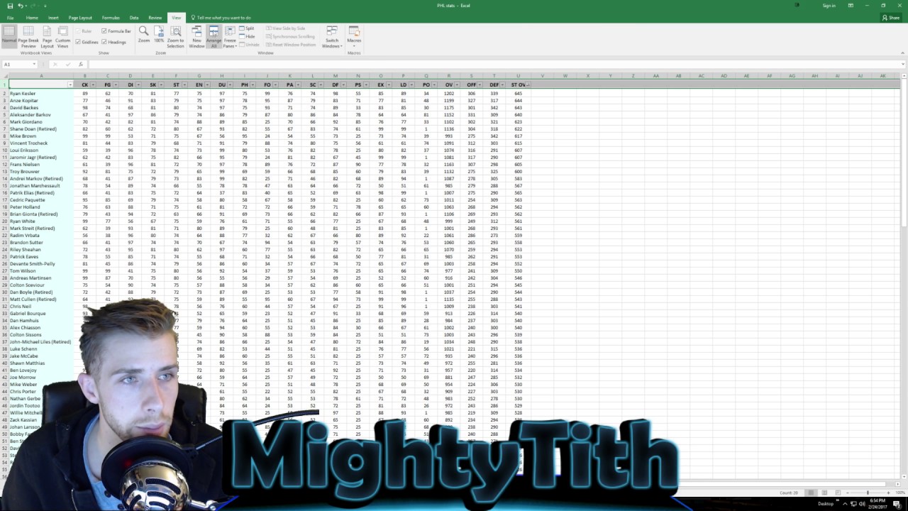 How To Make The Top Row Scroll On Excel YouTube How To Make The Top Row Scroll On Excel YouTube