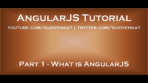 AngularJS tutorial for beginners - YouTube
