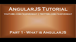 AngularJS tutorial for beginners - YouTube