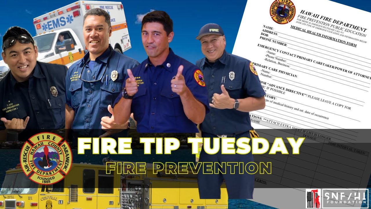 🚑🚨 Medical Emergency? What can you do to prepare? Fire Tip Tuesday with ...