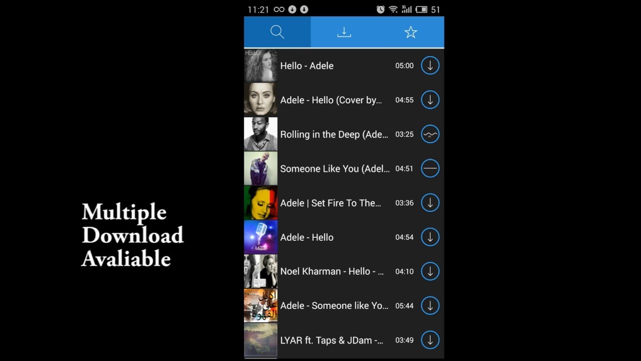 Mp3 Music Download - Music Loader app demo - YouTube
