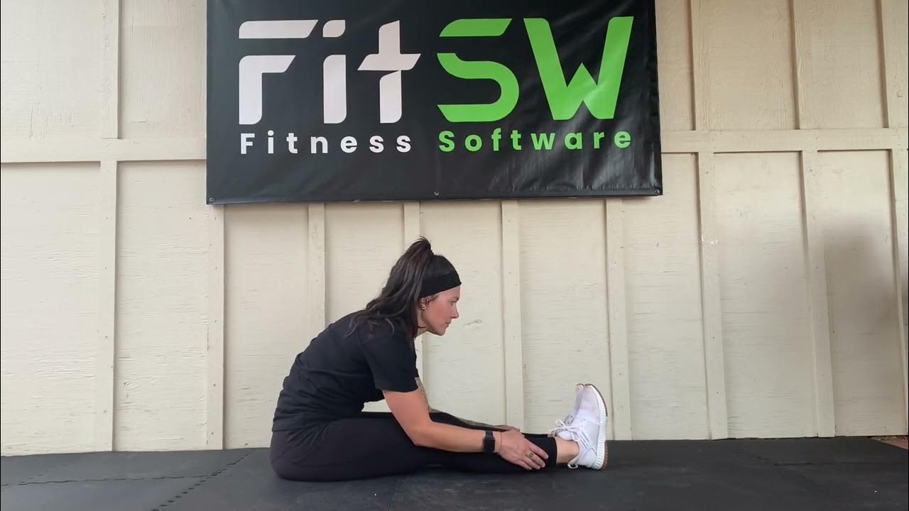Seated Forward Bend Exercise Demo How-to - YouTube