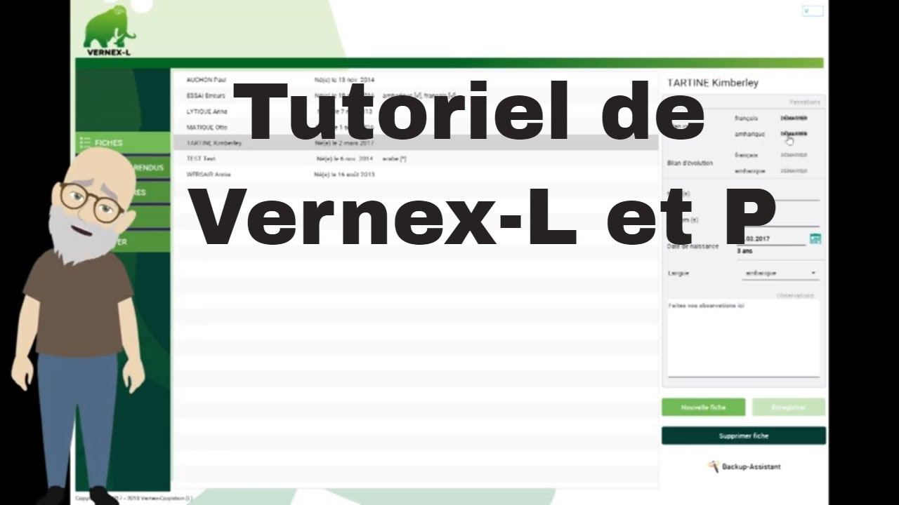 Utilisation de Vernex-L et P - YouTube