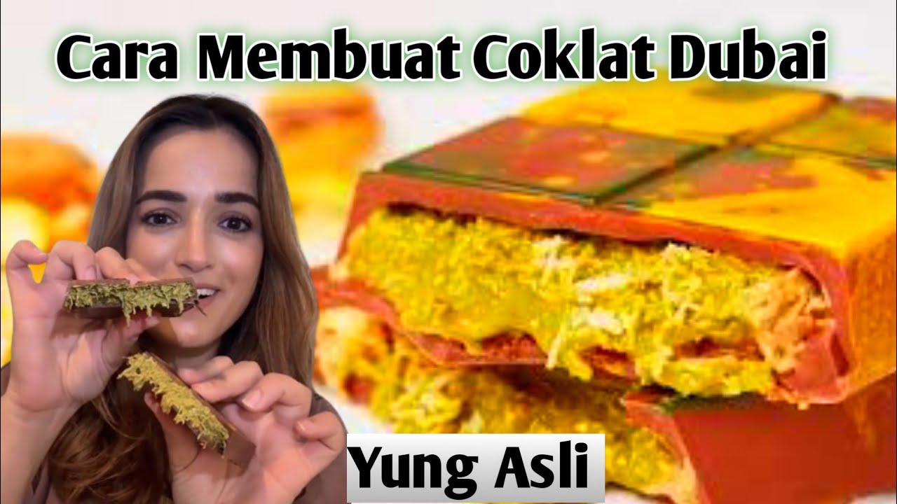 Coklat dubai | Cara Membuat Coklat Dubai | bikin coklat dubai | Chocolate dubai Kunafa - YouTube