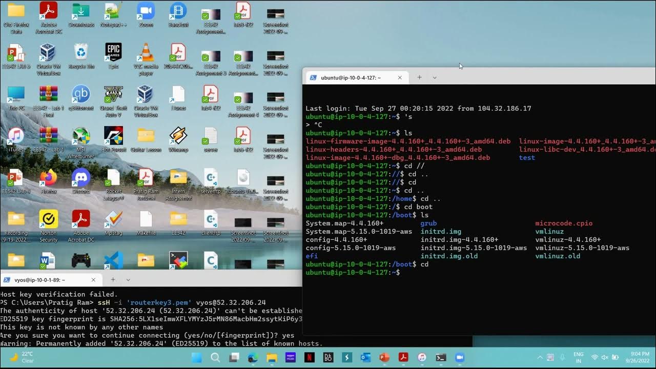 EE542 LAB 5 Kernel Modification for TCP/IP - YouTube