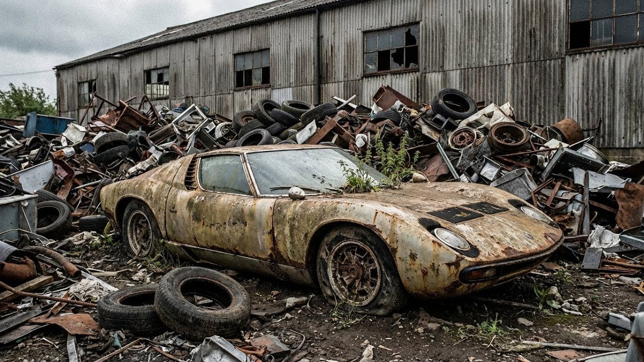 ASMR Car Restoration | Lamborghini MIURA | Abandoned Supercar ...