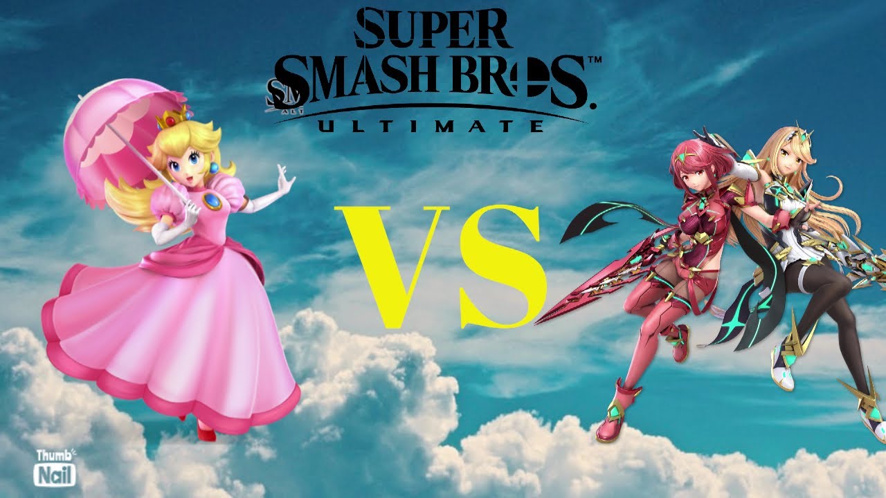 SSBU - Peach vs Pyra/Mythra - YouTube