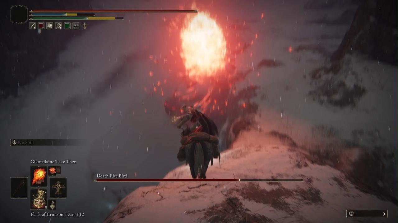 Death Rite Bird Kills Itself - YouTube