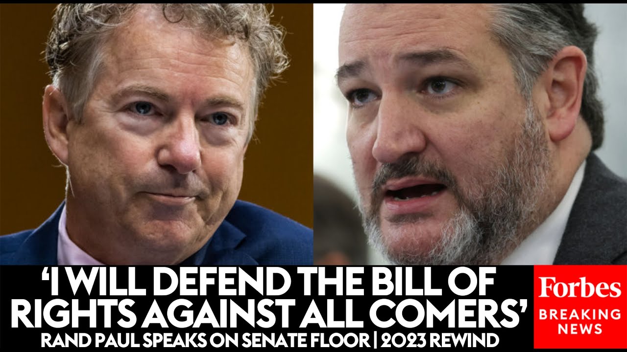 LONE WOLF: Rand Paul Delivers Fiery Remarks On Senate Floor Against ...