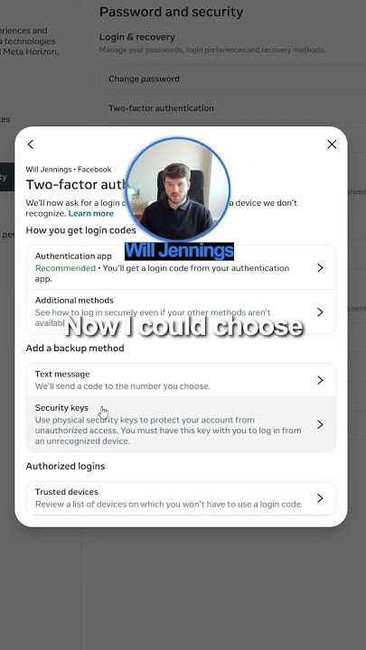 How to Setup 2-Factor Authentication on Meta Accounts #cybersecurity - YouTube