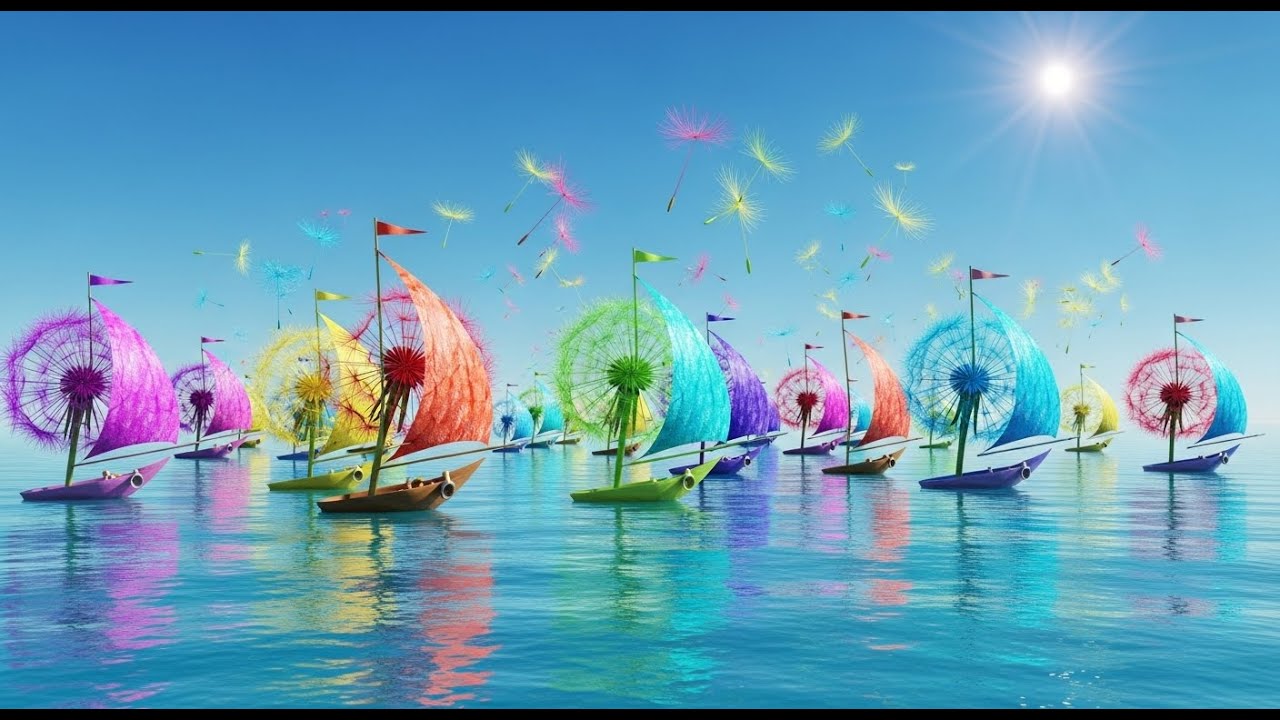 Dreamy Dandelion Driftwood 🌼🌊 Nursery Rhyme for Toddlers Sing Along ...