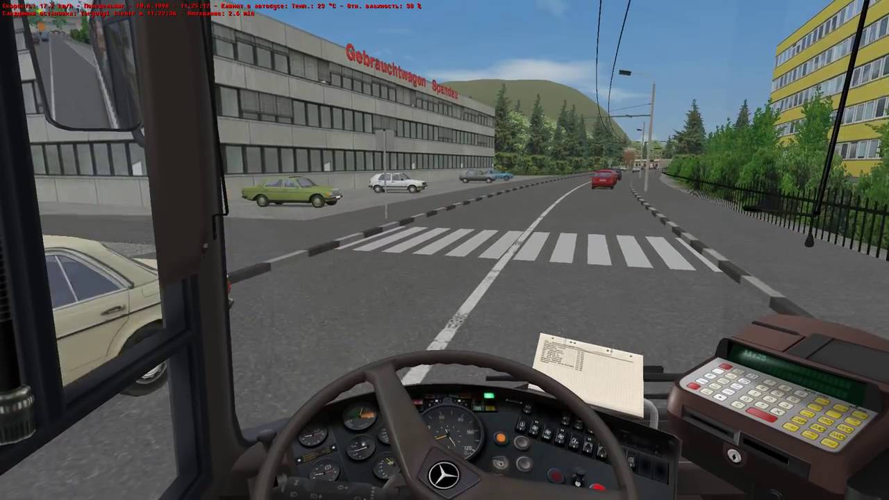 OMSI 2. Map Moges, Route 302, Mercedes Benz O407. Part 1 - YouTube