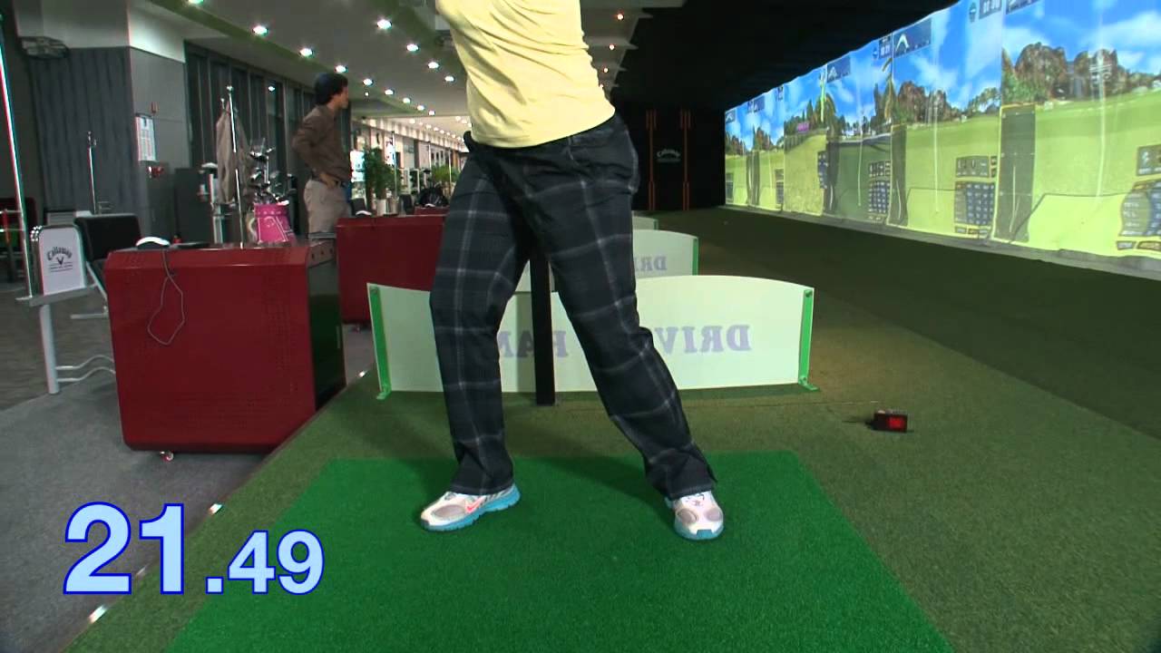 1분레슨 백스윙 회전을 쉽게 하는 법 송경서 골프클럽캘러웨이스크린골프 Youtube