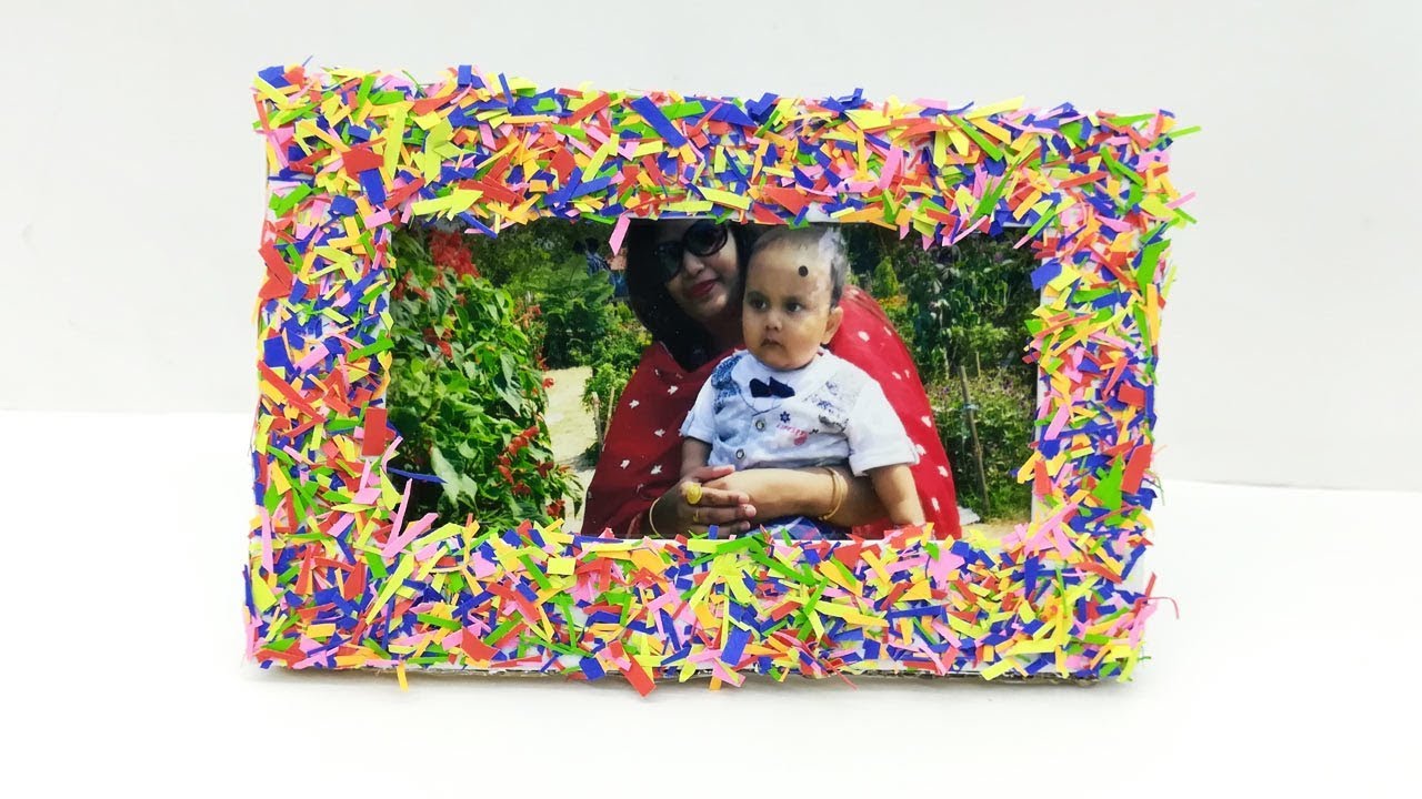 DIY Picture Frame Ideas Paper Photo Frame Making Easy Tutorial At diy-picture-frame-ideas-paper-photo-frame-making-easy-tutorial-at