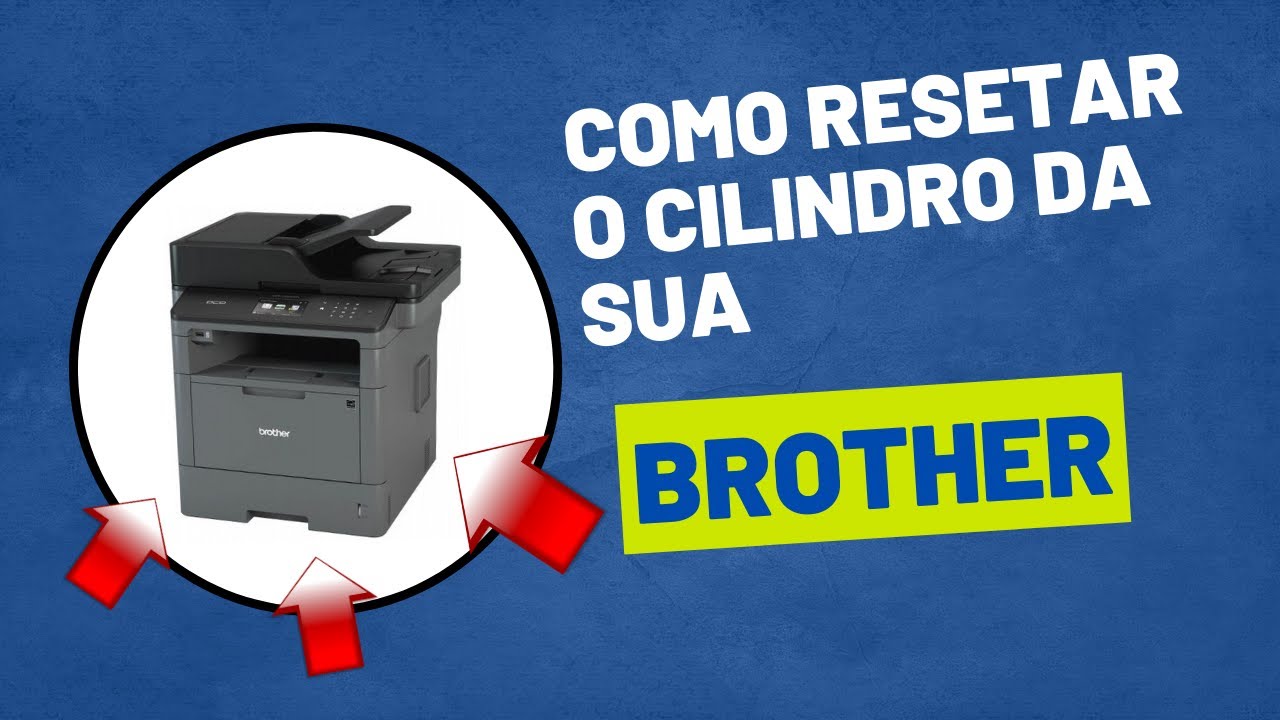 Reset do cilindro da Brother 5502 - YouTube