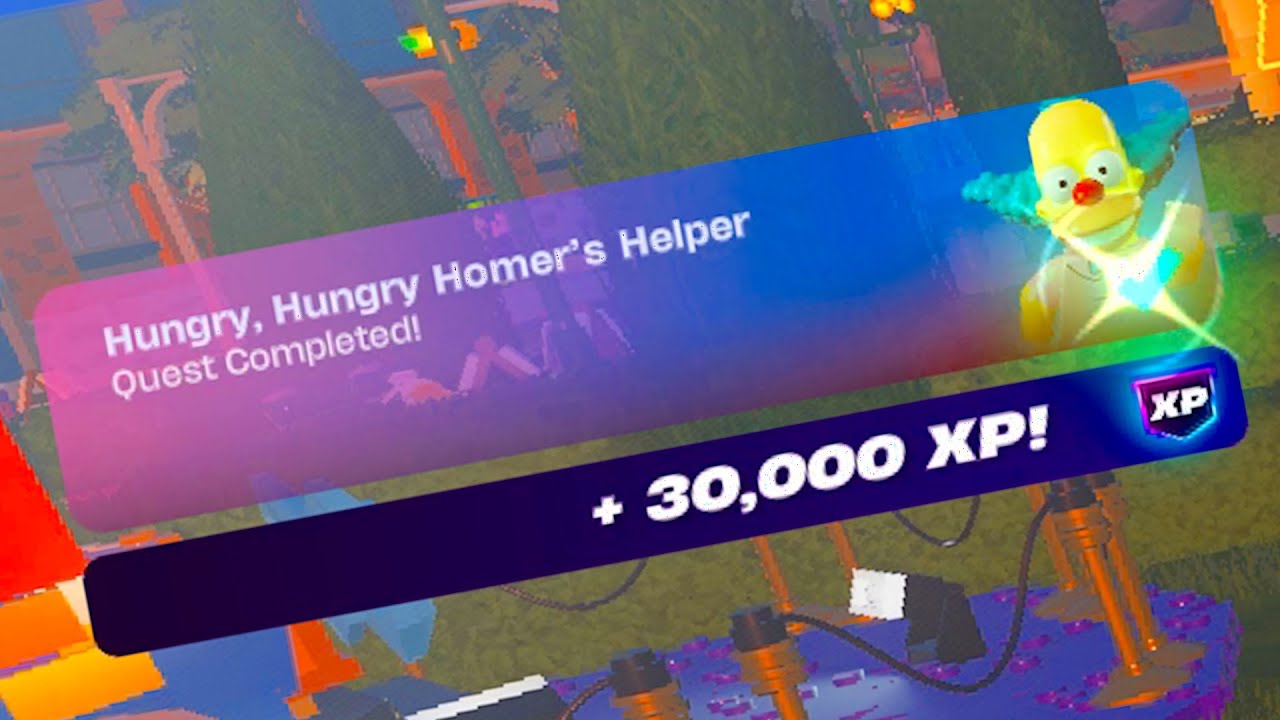 How to complete Hungry Hungry Homer`s Helper - Fortnite Brick Life ...