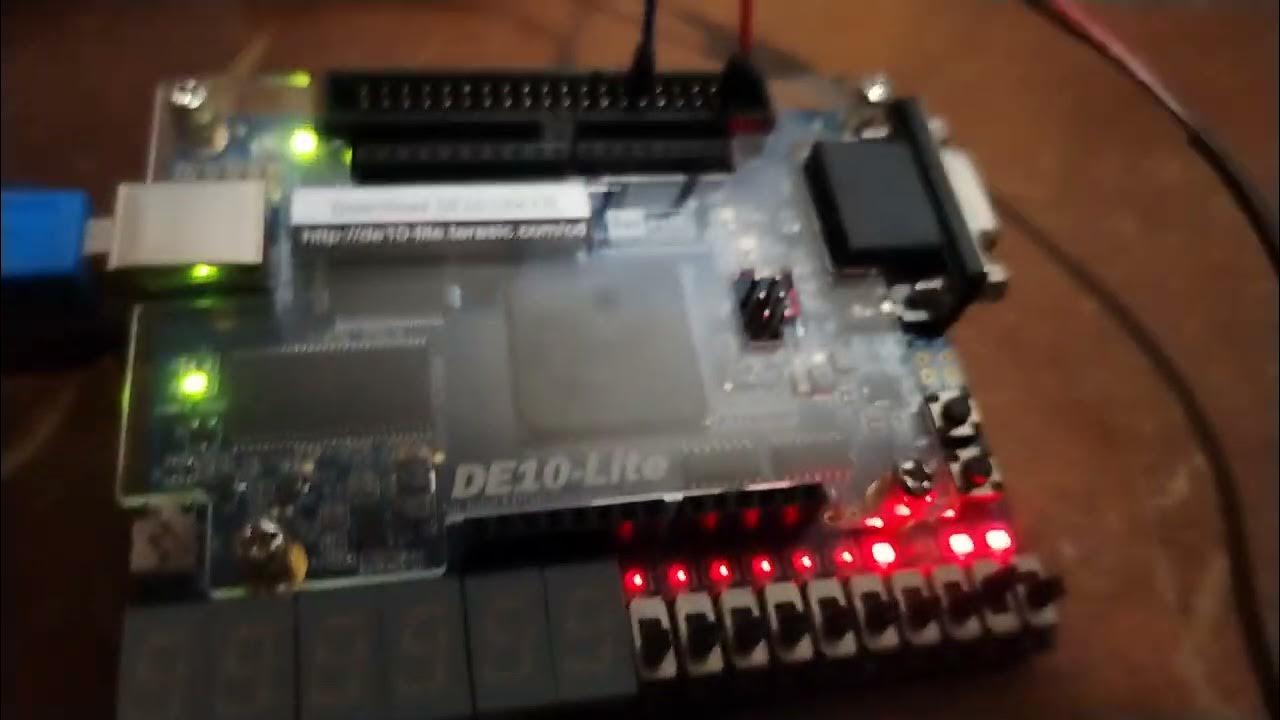 Counters con la tarjeta FPGA DE10-LITE en VHDL - YouTube
