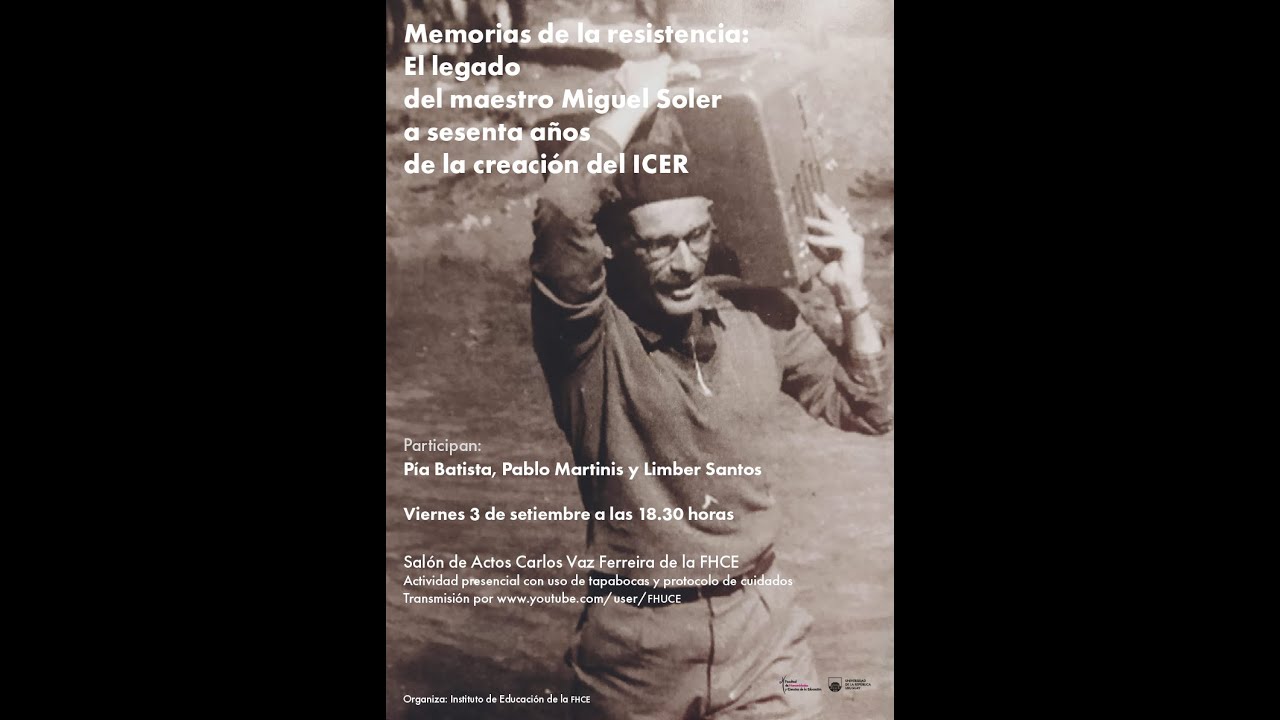 Actividad en homenaje al Maestro Miguel Soler Roca. - YouTube