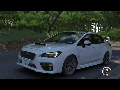 Assetto Corsa Subaru Impreza STI race at Gunma Cycle sport center (Gunsai Touge) - YouTube