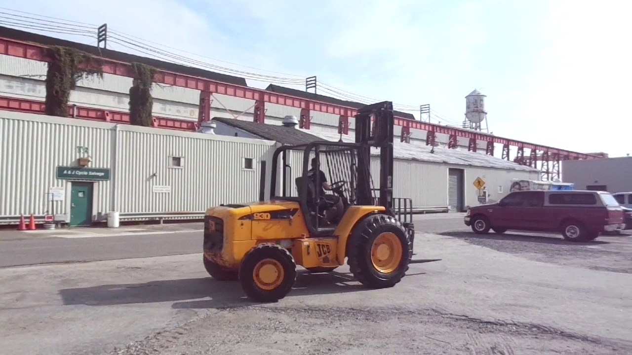 JCB 930 Forklift - YouTube