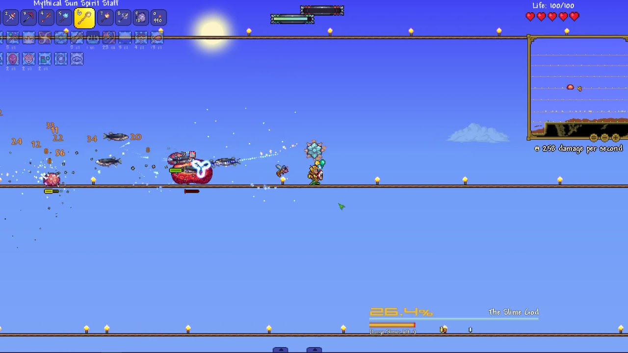 calamity summoner slime god no hit death defiled mode - YouTube