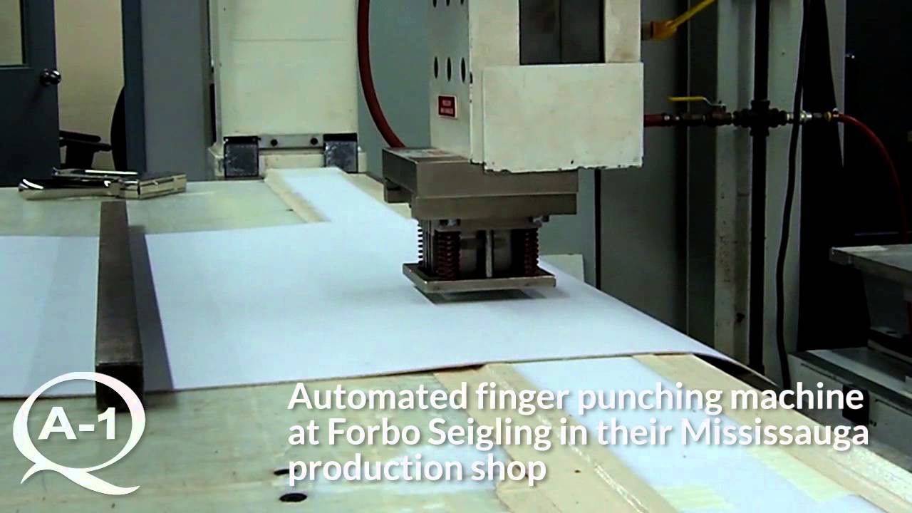 Automated Finger Punching Machine - Forbo Siegling - YouTube