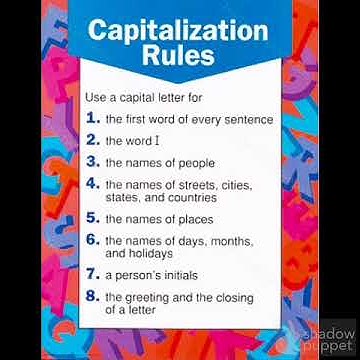 Capitalization - YouTube