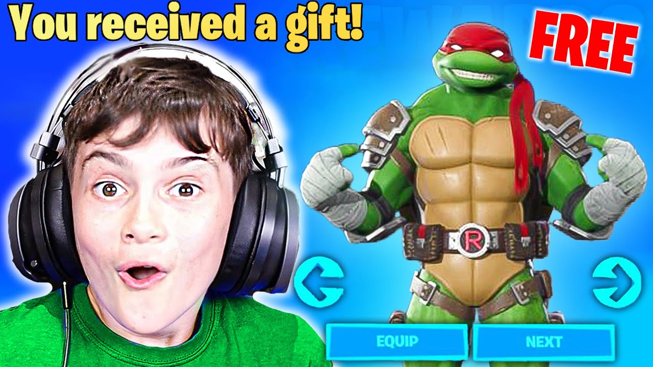 Gifting Little Bro *NEW* TMNT BUNDLE! (FREE) - YouTube