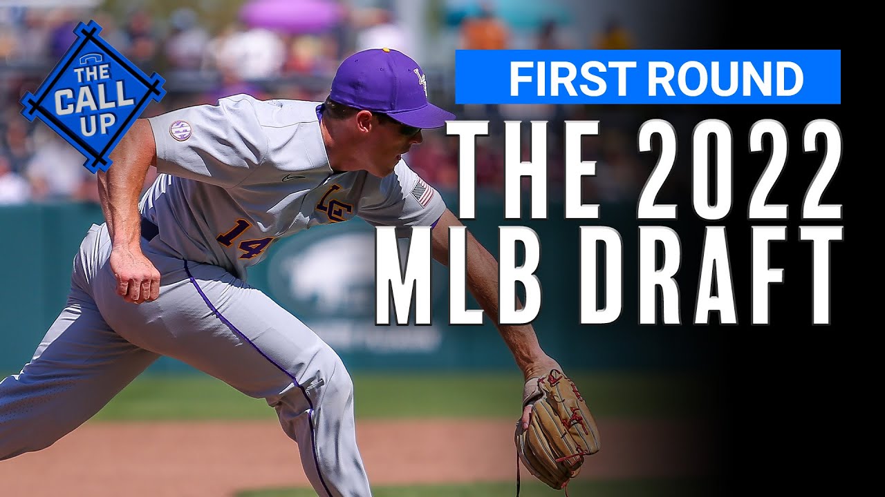 Recapping The 1st Round of The 2022 MLB Draft - YouTube