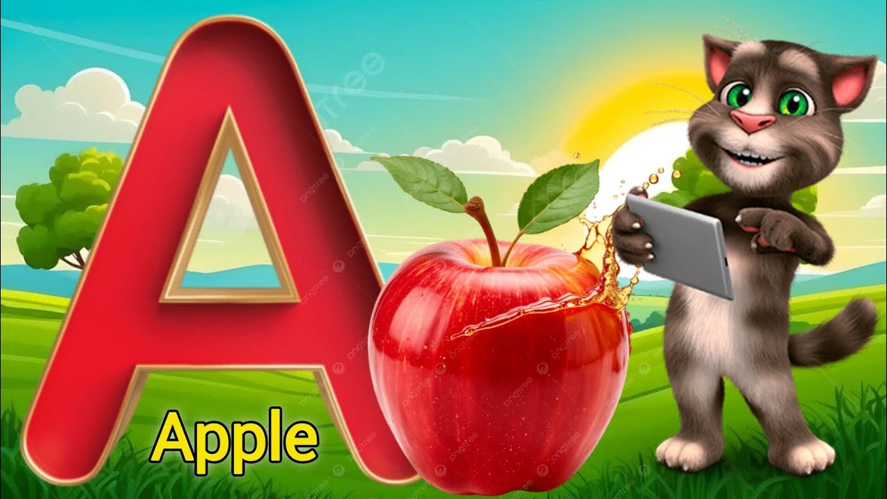 Bright & Smooth ABC Learning Video | Easy A–Z Learning with Cute ...