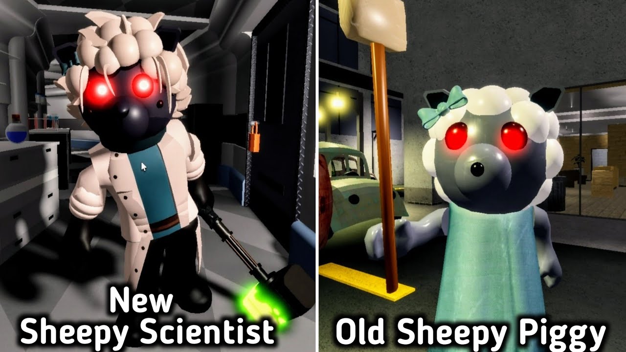Roblox Piggy New Sheepy Scientist Piggy Vs Old Sheepy Piggy Jumpscares ...