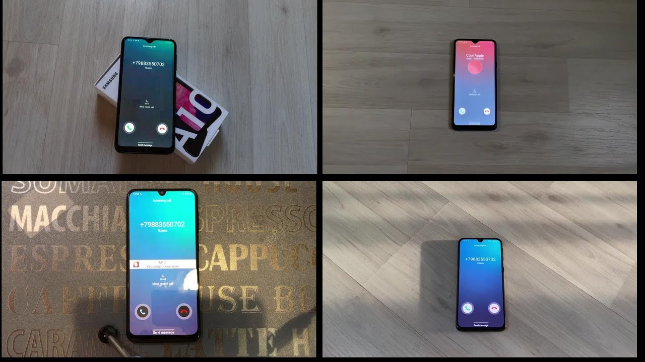 Samsung Galaxy A10 vs A20 vs A30 vs A40 Incoming calls - YouTube