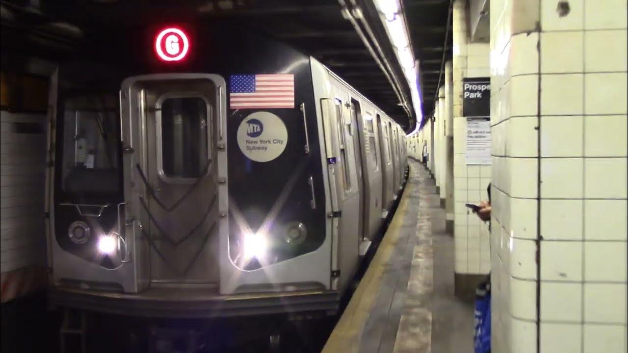 IND Culver Line: (F)(G) Trains at 15 St-Prospect Park [R160A, R160B] - NYC Subway - YouTube
