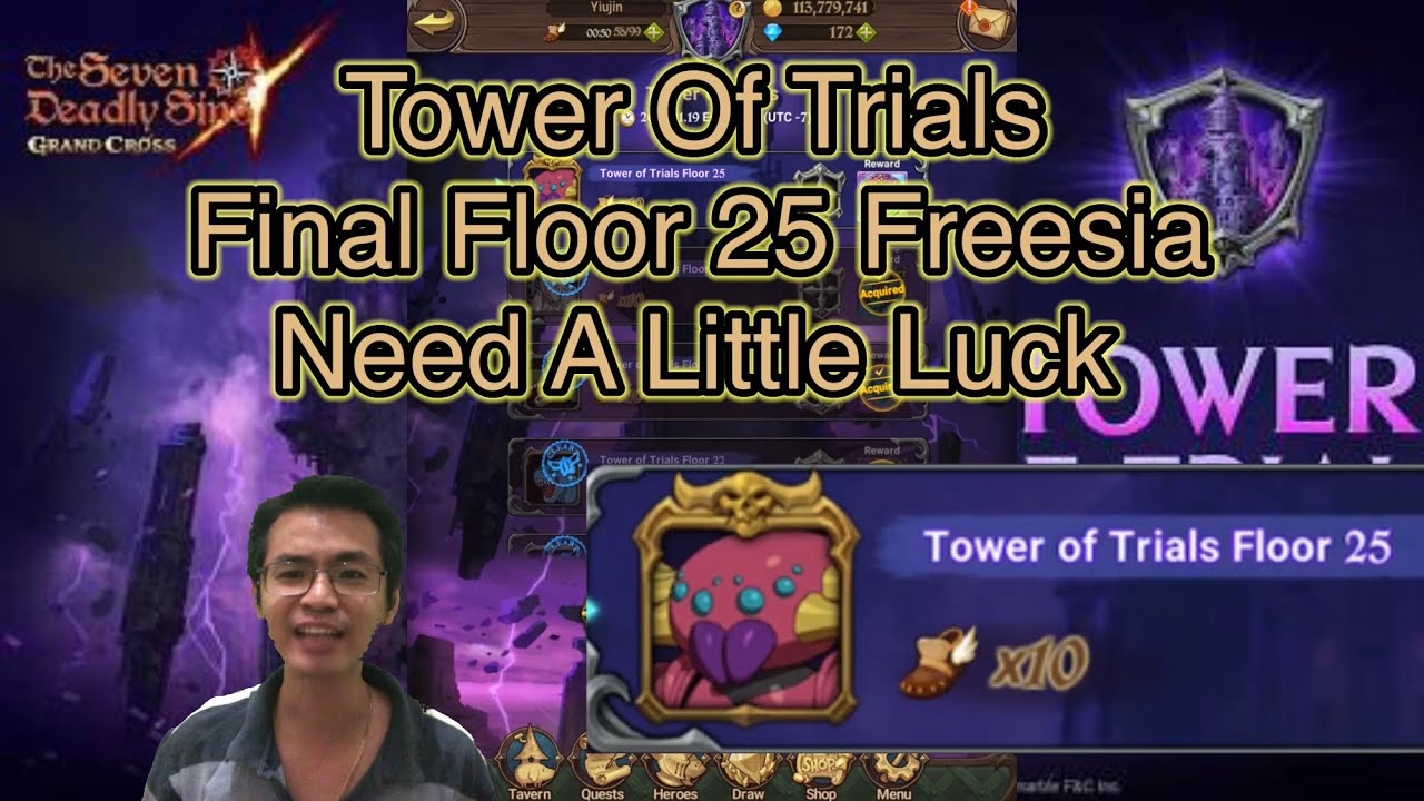 Tower Of Trials Freesia Floor 25 | The Seven Deadly Sins Grand Cross ...
