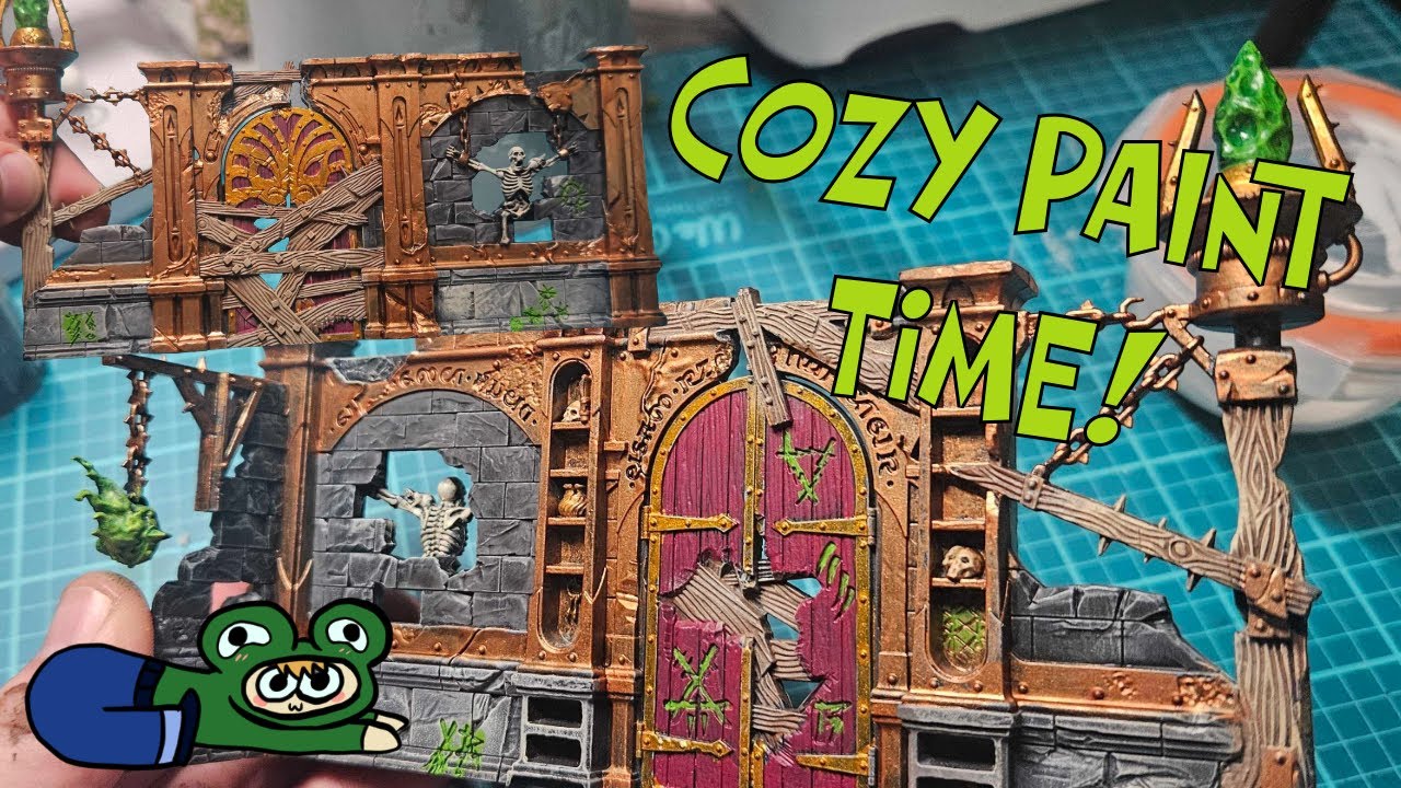 Warhammer Age of Sigmar, Skaven Scatter Terrain Painting RAW - YouTube
