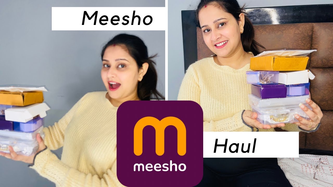 Meesho Jewellery haul 🤩 #meesho #meeshohaul - YouTube
